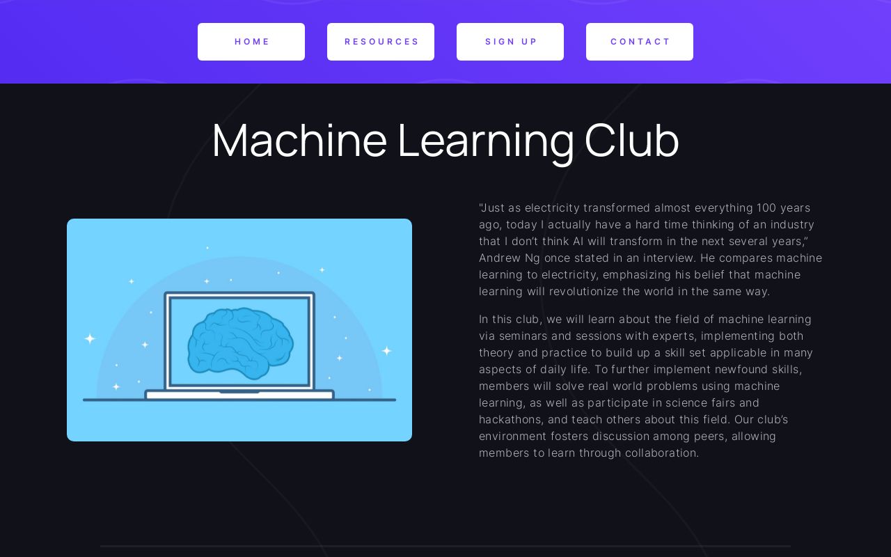 Machine Learning Club